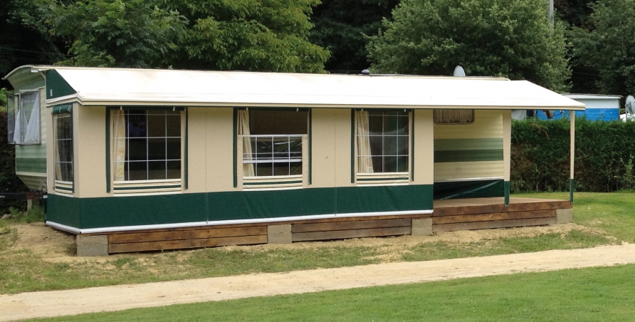 Voortenten voor stacaravans met profielframe | Vercovan